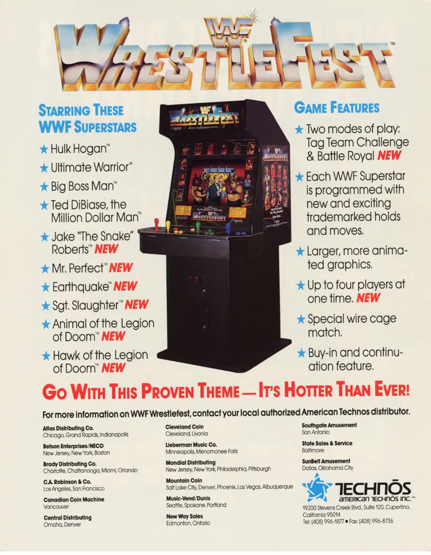 WWF WrestleFest - Life Bar Arcade | Schaumburg Arcade Bar